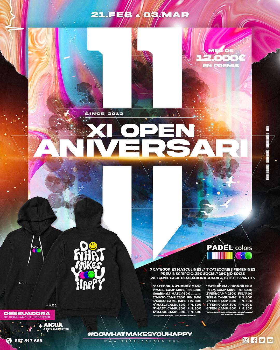 PADEL Colors - Reserves de pistes de pàdel a TARRAGONA