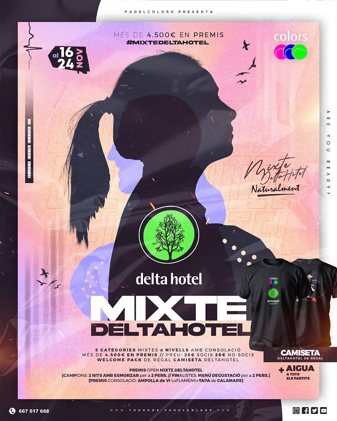 PADEL Colors - Reserves de pistes de pàdel a TARRAGONA