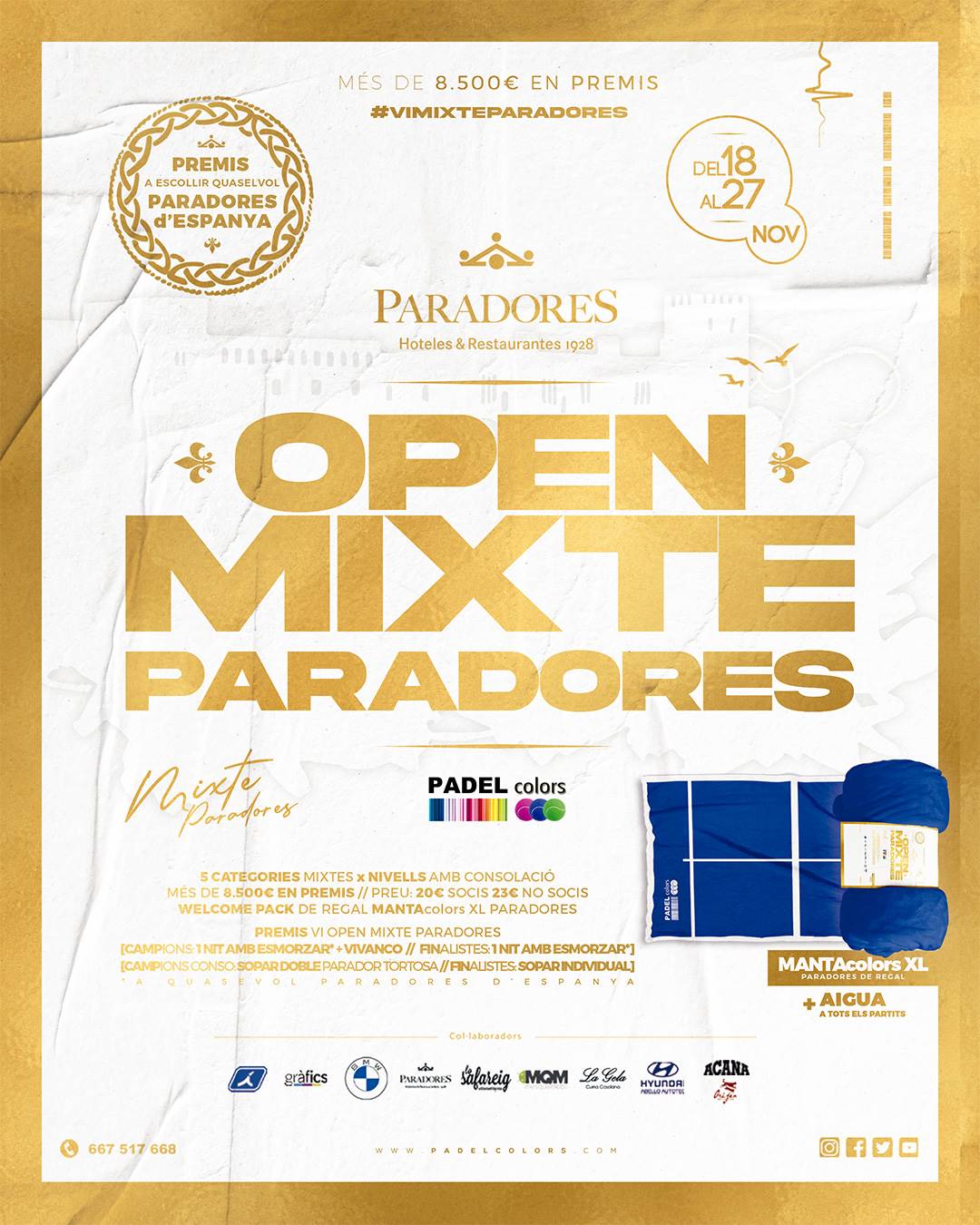 PADEL Colors - Reserves de pistes de pàdel a TARRAGONA