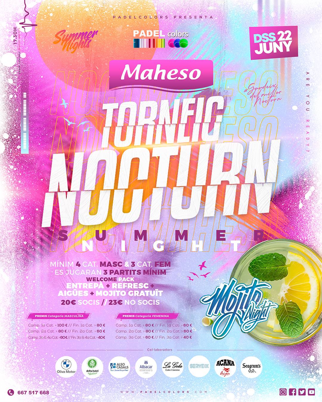 PADEL Colors - Reserves de pistes de pàdel a TARRAGONA