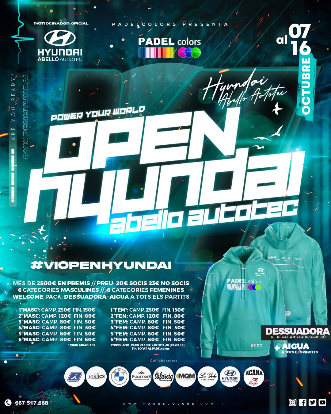 PADEL Colors - Reserves de pistes de pàdel a TARRAGONA